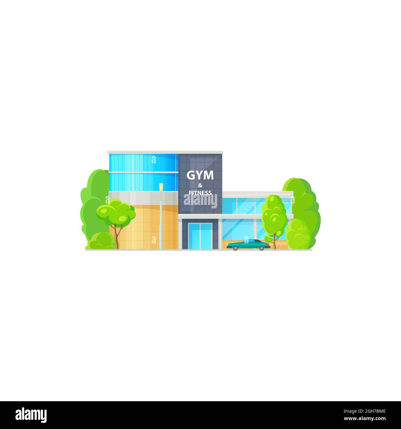 Fitness area design Stock Vector Images - Alamy