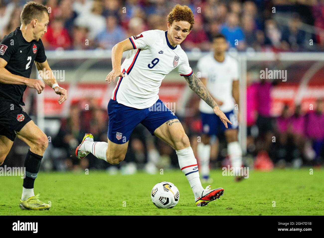 Nashville, USA. 05th Sep, 2021. United States forward Josh Sargent (9 ...