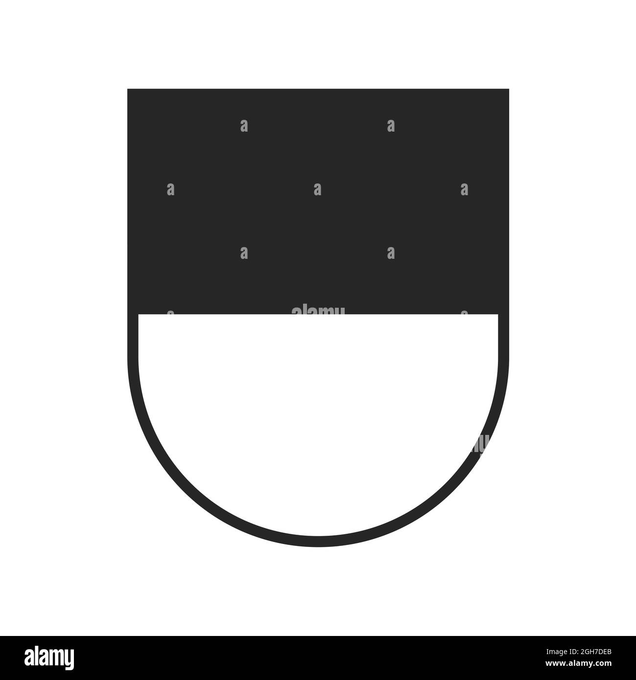 Switzerland canton flag, Swiss or Schweiz crest of Fribourg or Friburg ...