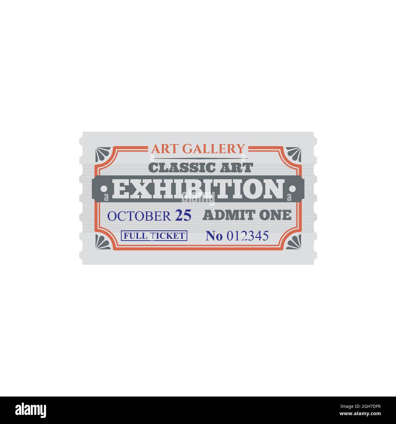 Museum art pass Stock Vector Images - Alamy