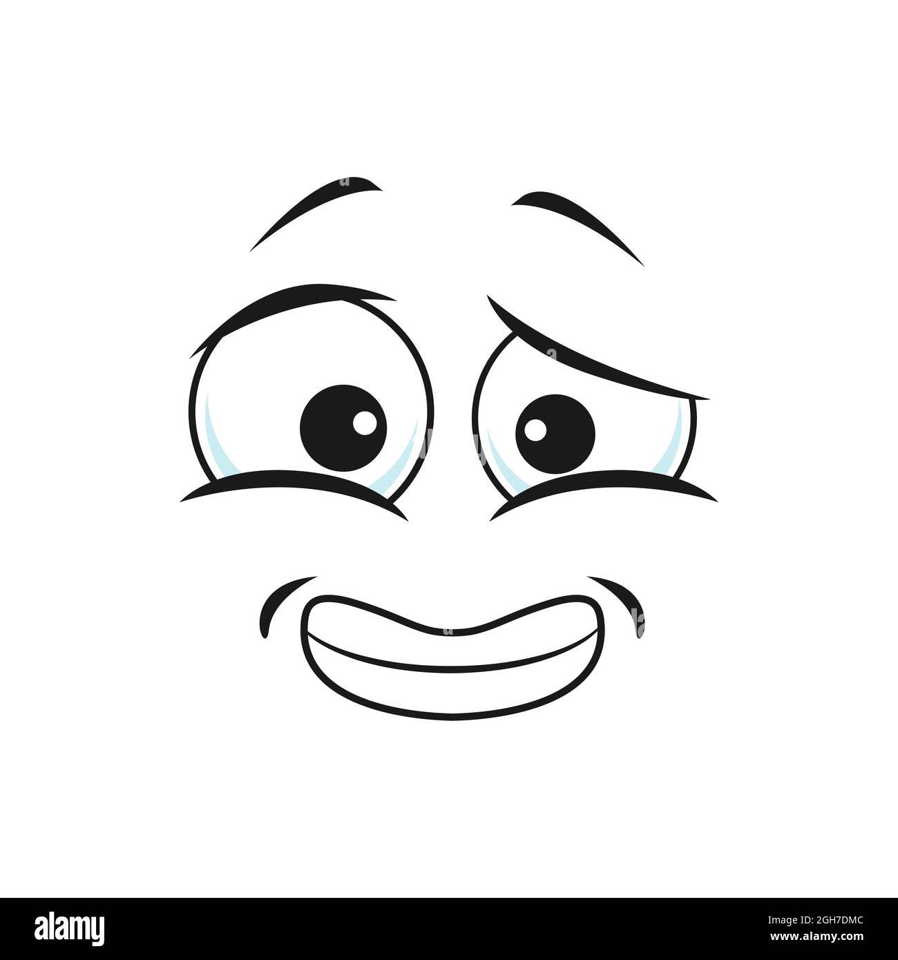 Confused Cartoon Eyes