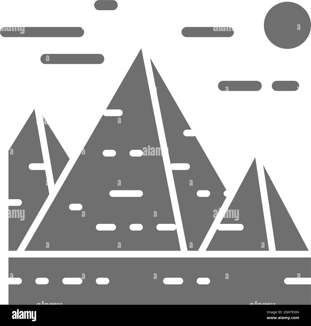 Giza monuments Stock Vector Images - Alamy