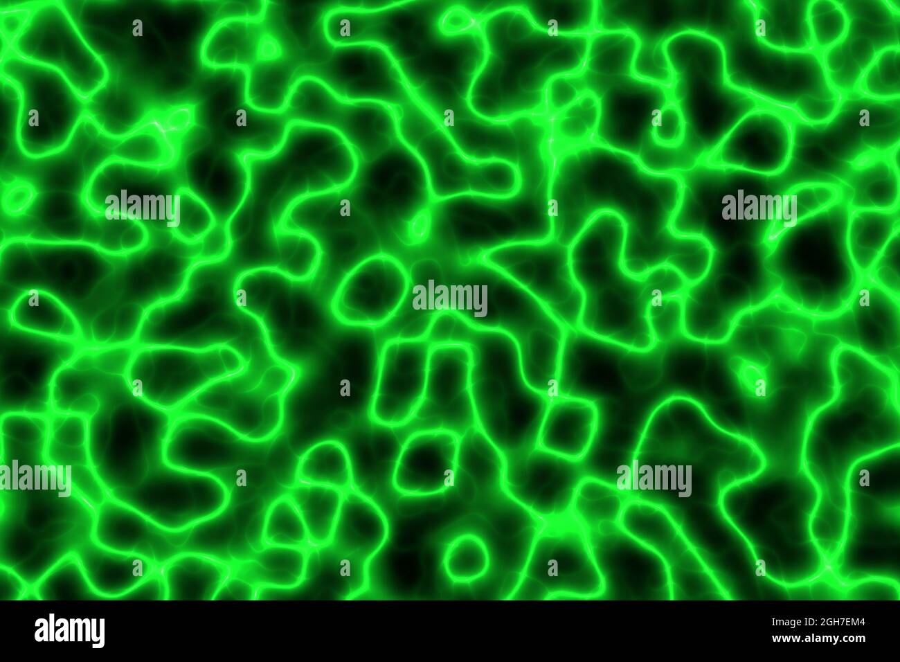 creative green fluorescent magic digital drawn texture background ...