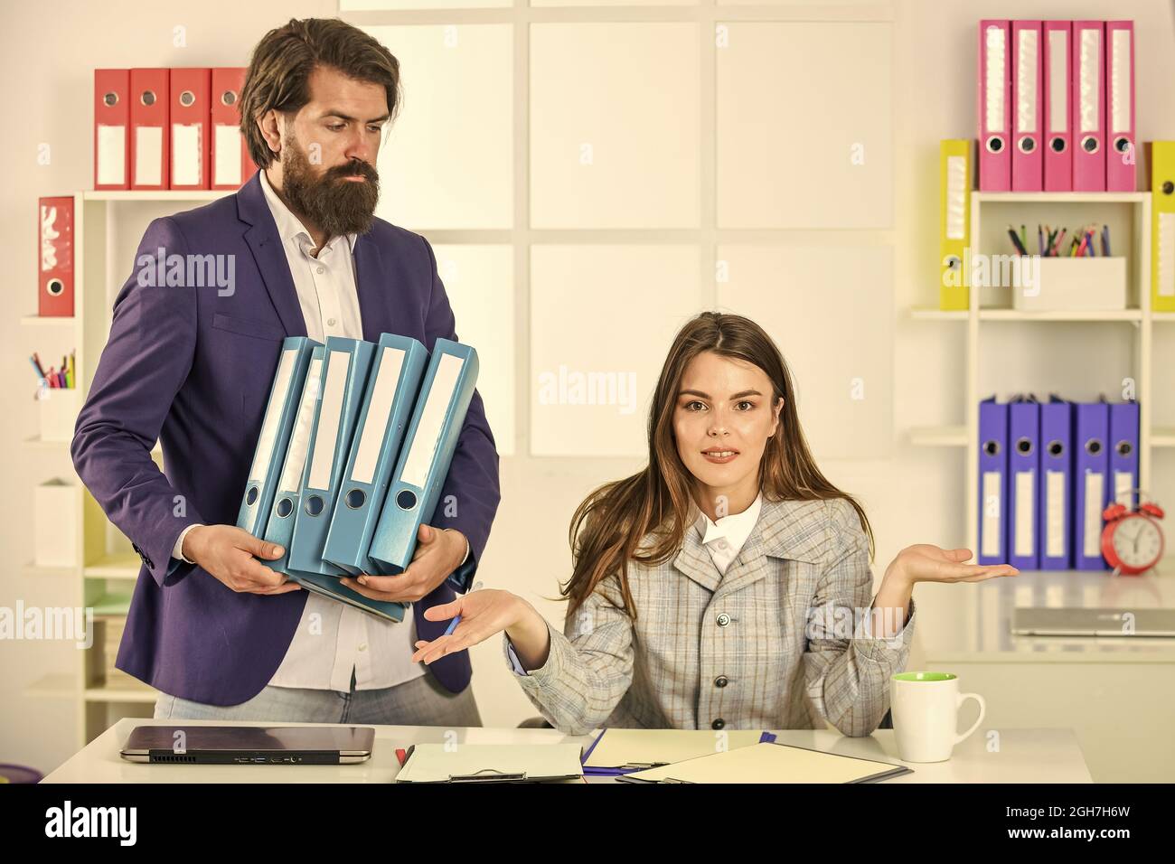 Unfair distribution of tasks. Leadership pressure. Modern office life ...