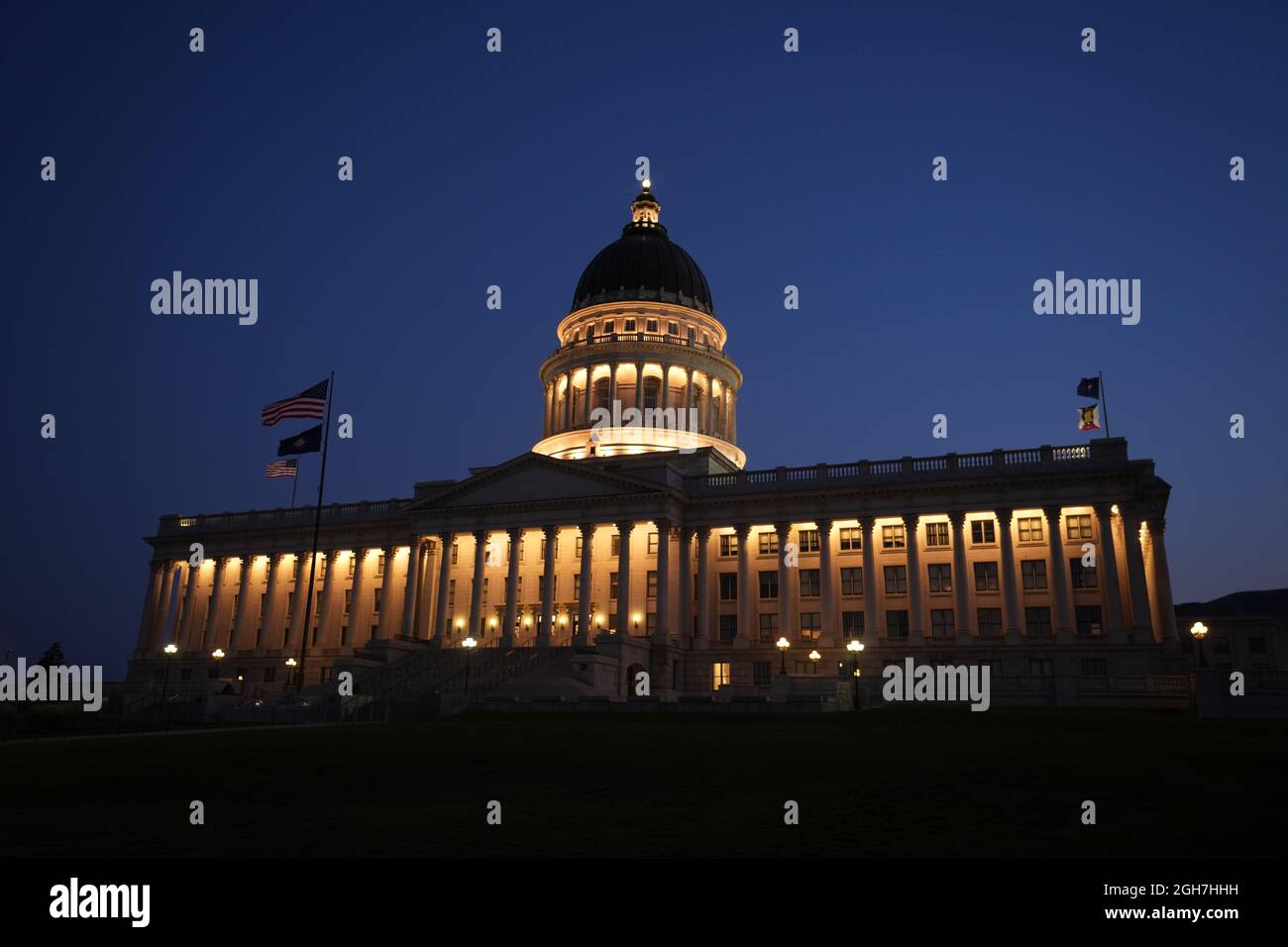 A general view of the Utah State Capitol building, Sunday, Sept. 5 ...