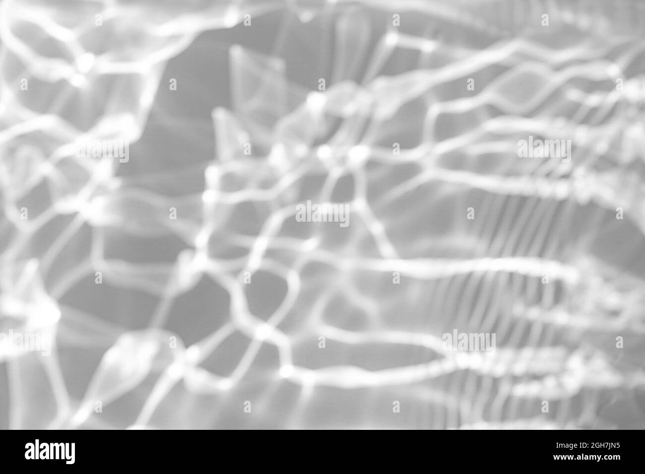 blurred shadow and light caustic effect on a white wall Stock Photo - Alamy