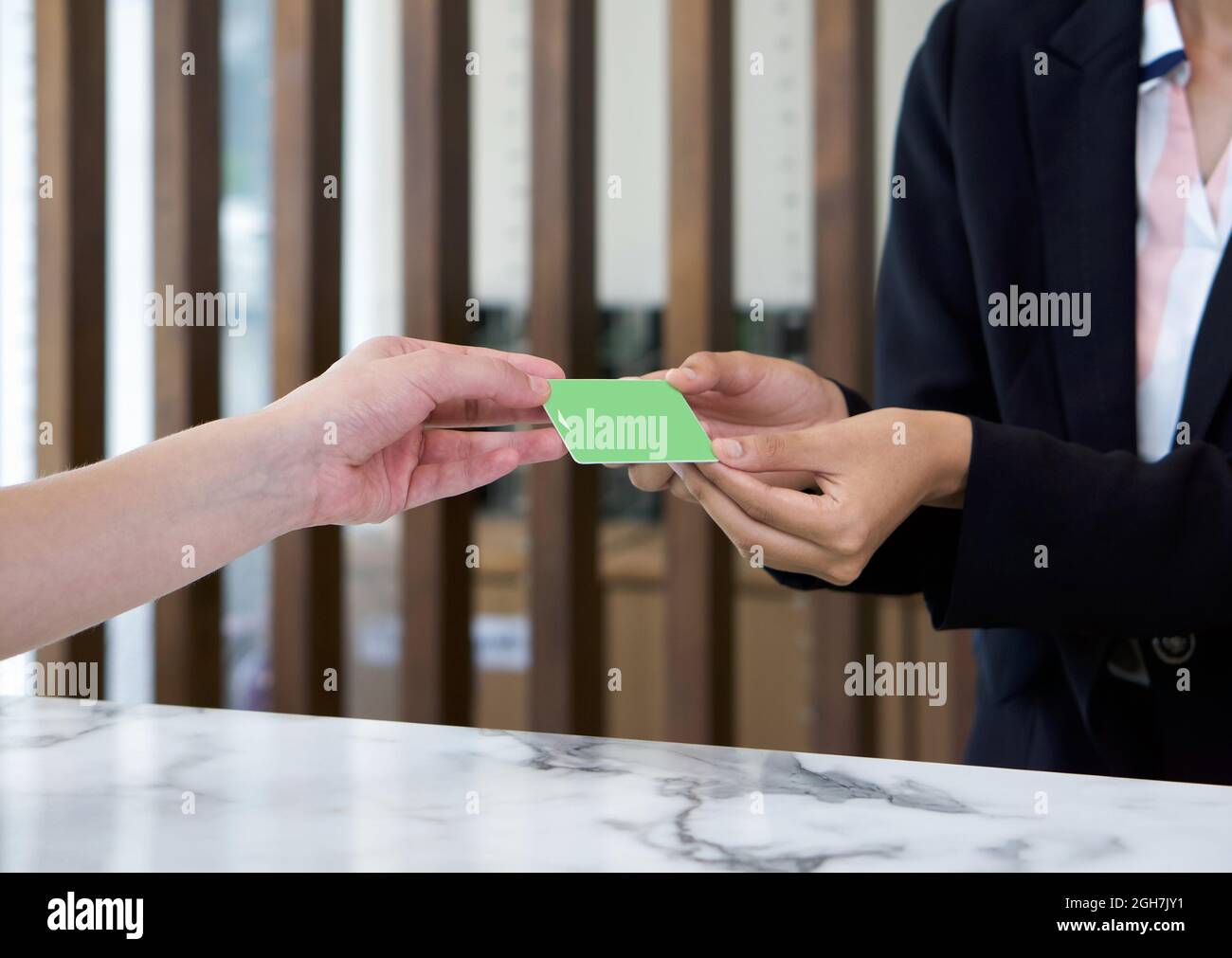 Hotel welcome card hi-res stock photography and images - Alamy