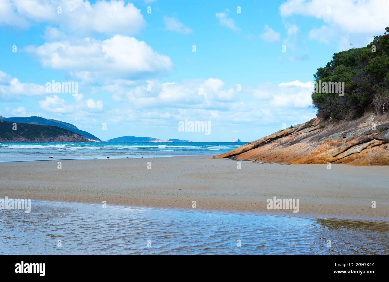 Beautiful Norman beach at Wilsons Promontory, Australia Stock Photo - Alamy