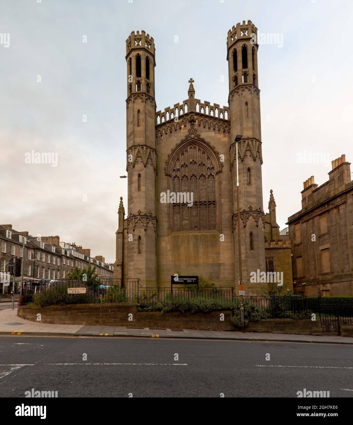 St Paul's and St George's Church in Edinburgh, Scotland, UK Stock Photo ...