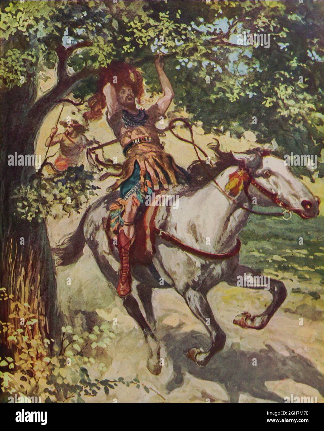 ABSALOM HANGING ON THE OAK TREE. II Samuel xviii. 9. “And his head ...