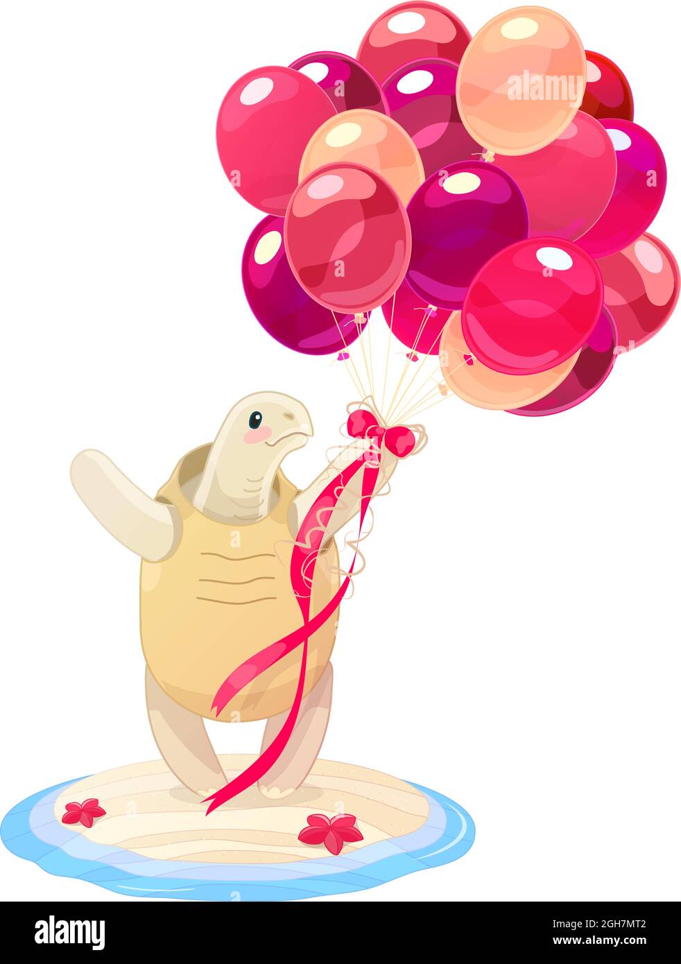 Flying turtle cartoon illustration hi-res stock photography and images ...