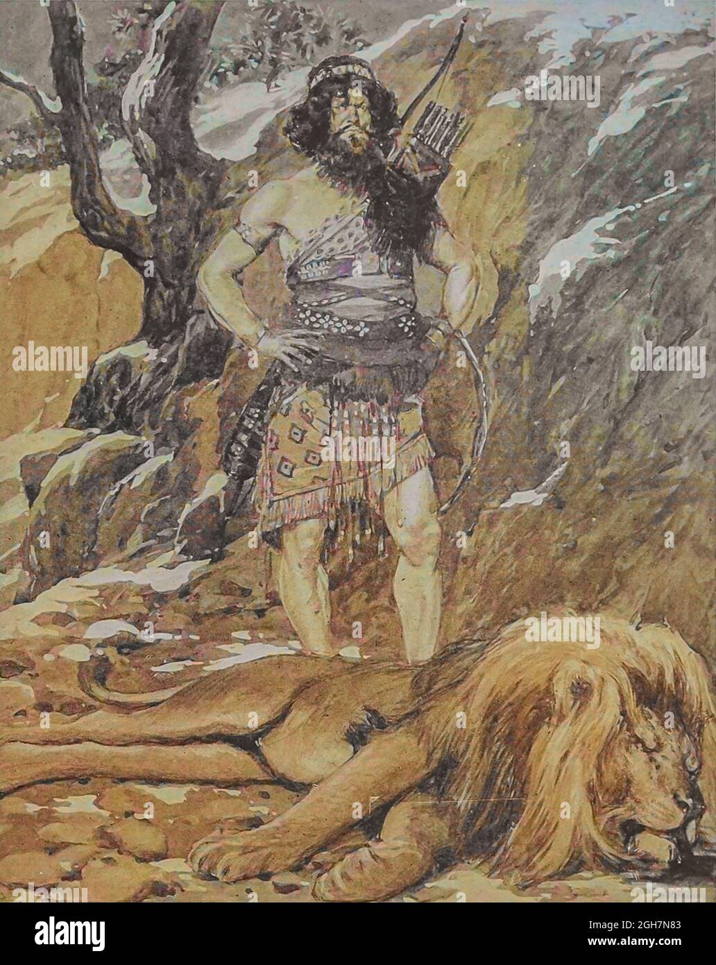 BENAIAH, WHO SLEW THE LION. I Chron. xi. 22. “Benaiah the son of ...