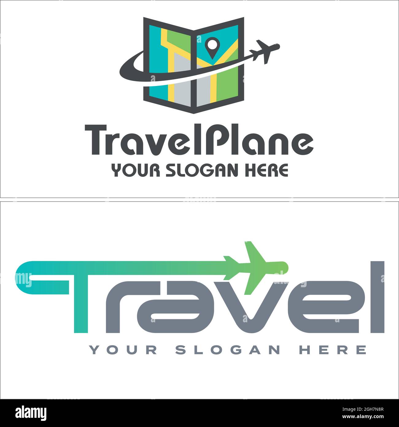 Airline and transportation logo Stock Vector Images - Alamy