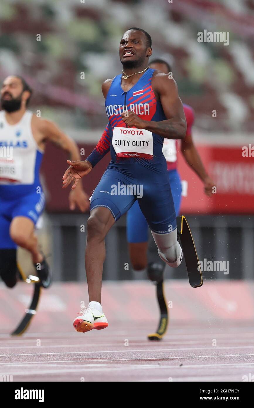 GUITY GUITY Sherman Isidro (CRC) competes in the Athletics - Men's 200m ...