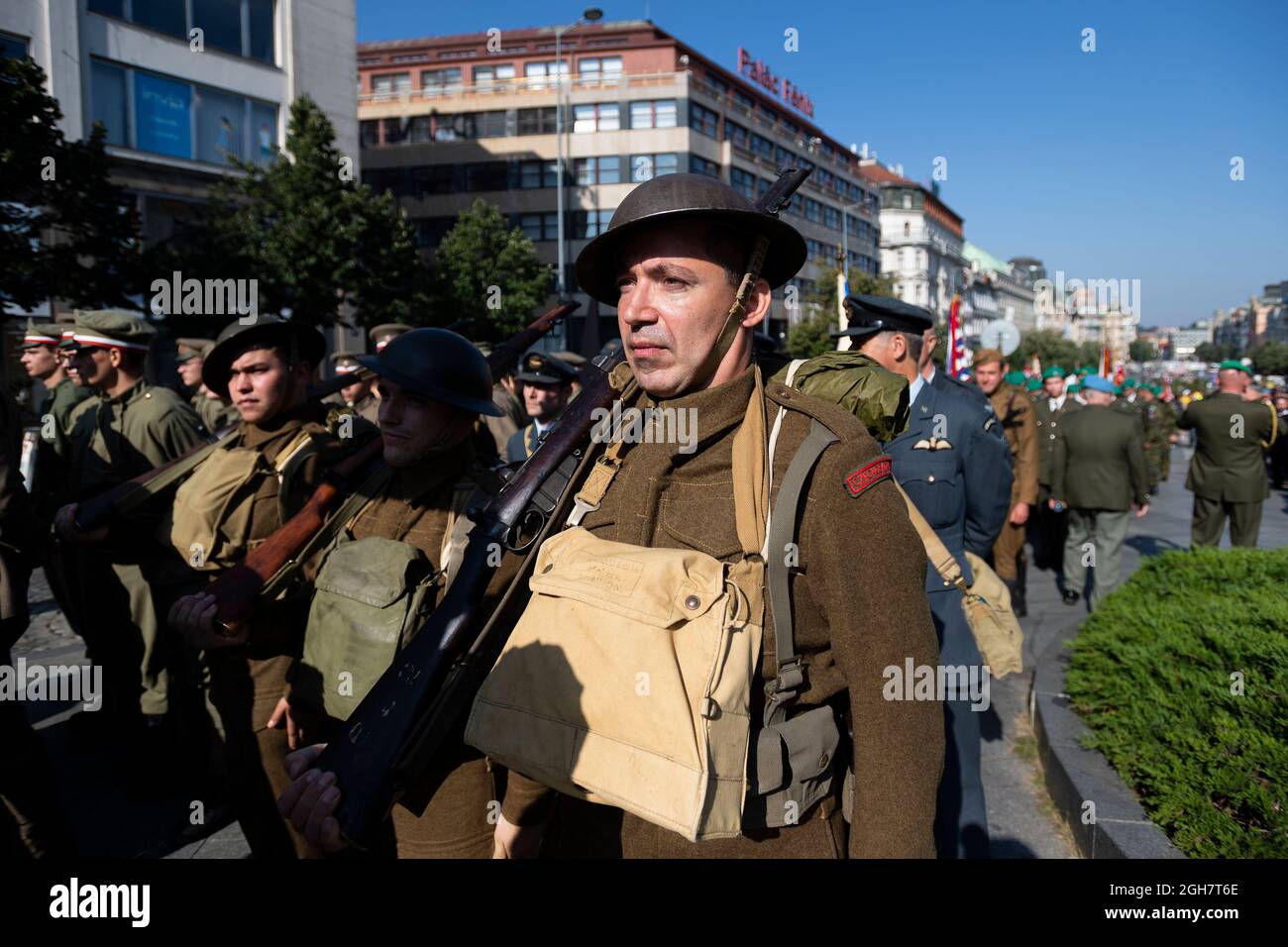 Prague, Czech Republic. 04th Sep, 2021. Legionaries, their family ...