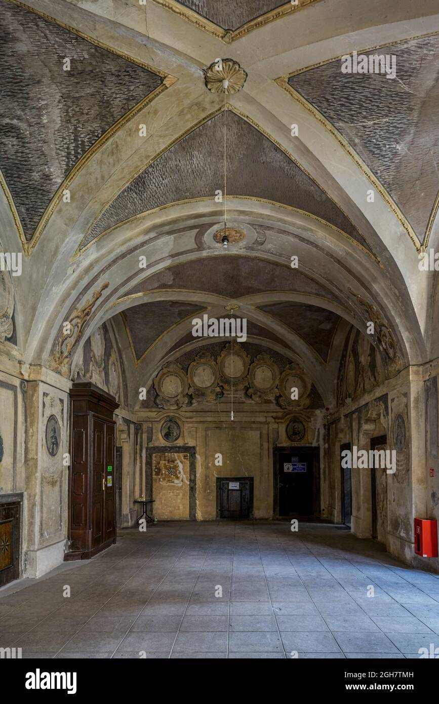 Baroque Augustinian monastery Żagań Sagan Lower Silesia Poland Stock ...