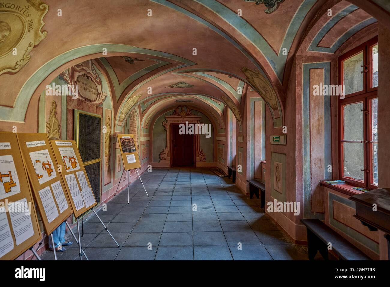 Baroque Augustinian monastery Żagań Sagan Lower Silesia Poland Stock ...