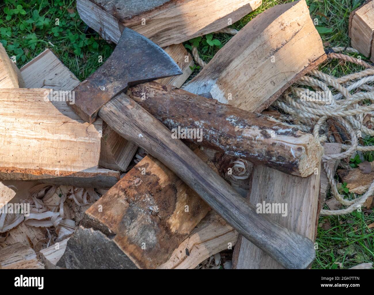 Chopping Wood Physical Change
