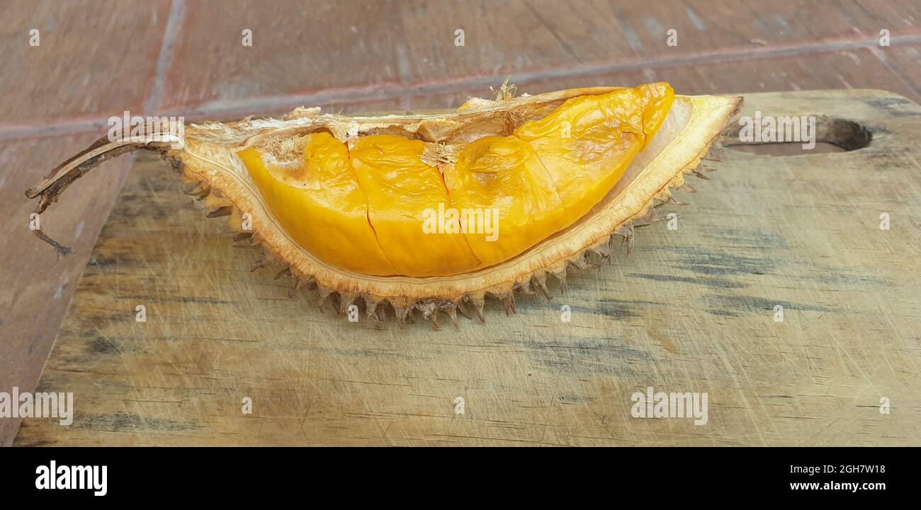 close up lai fruits is tropical fruits from kalimantan indonesia Stock ...