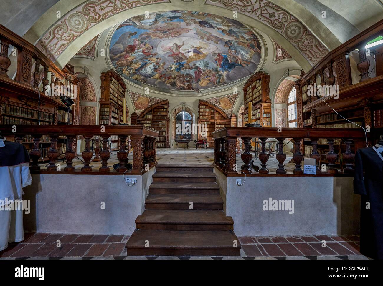 Baroque Augustinian monastery Żagań Sagan Lower Silesia Poland Stock ...