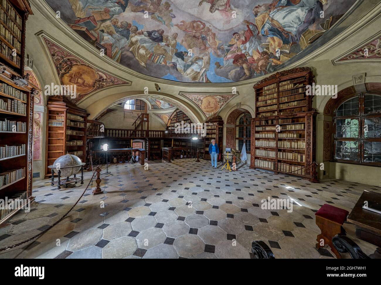 Baroque Augustinian monastery Żagań Sagan Lower Silesia Poland Stock ...