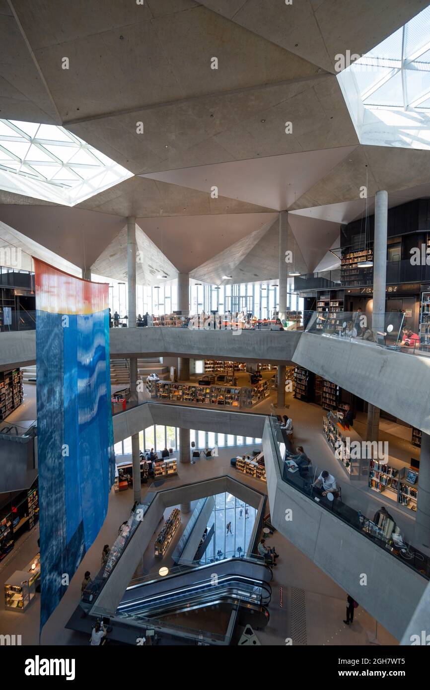 Deichman Bjørvika Oslo Public Library aka Deichman bibliotek in Oslo ...