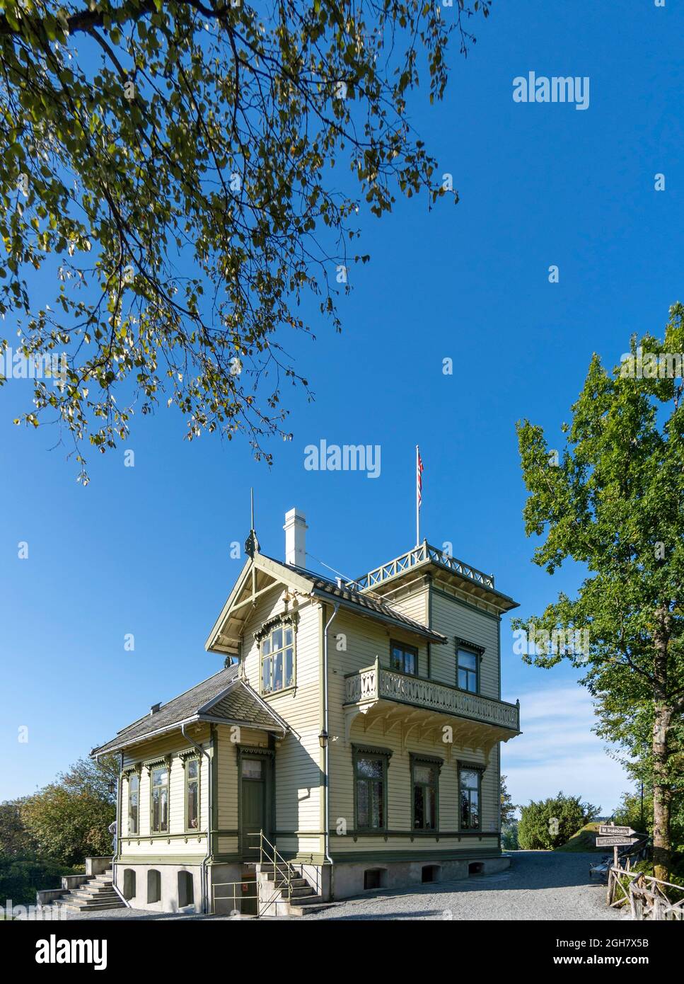 Troldhaugen is the former home of Norwegian composer Edvard Grieg and ...