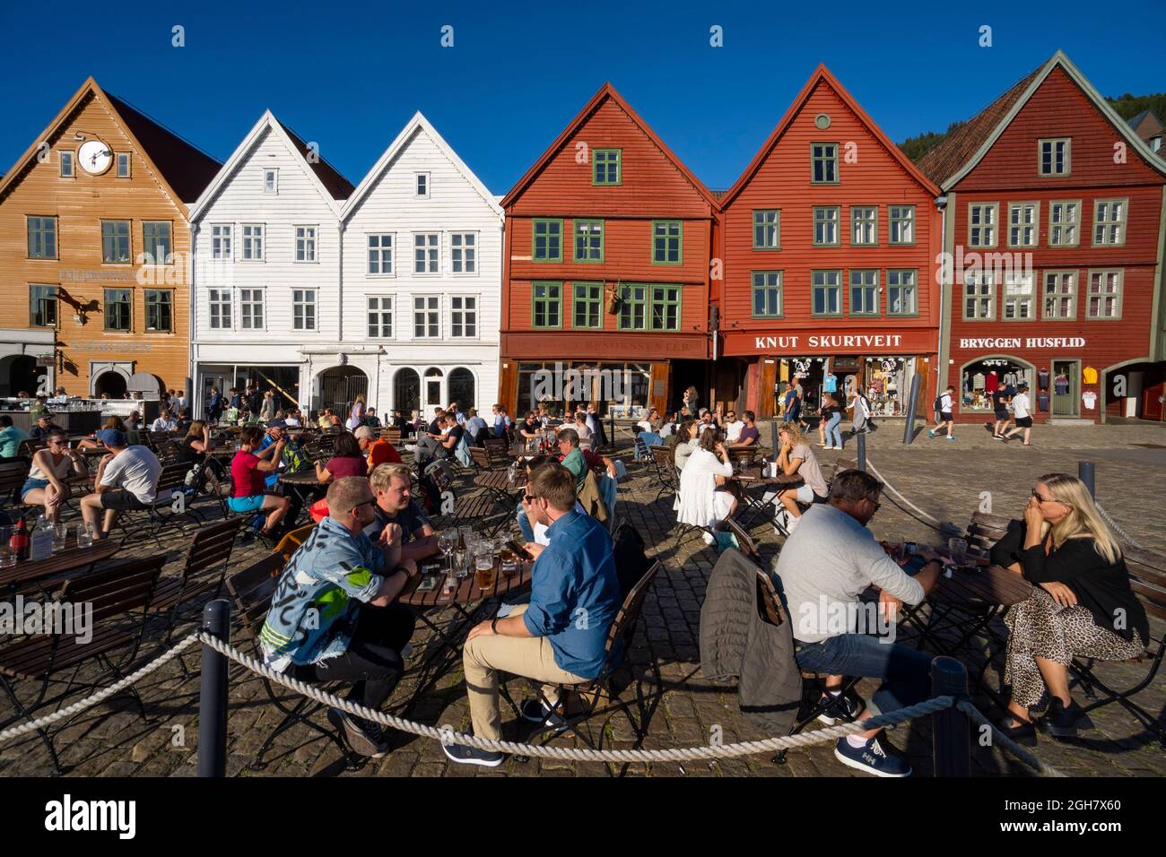Bryggen, aka Tyskebryggen, is a series of Hanseatic heritage commercial ...
