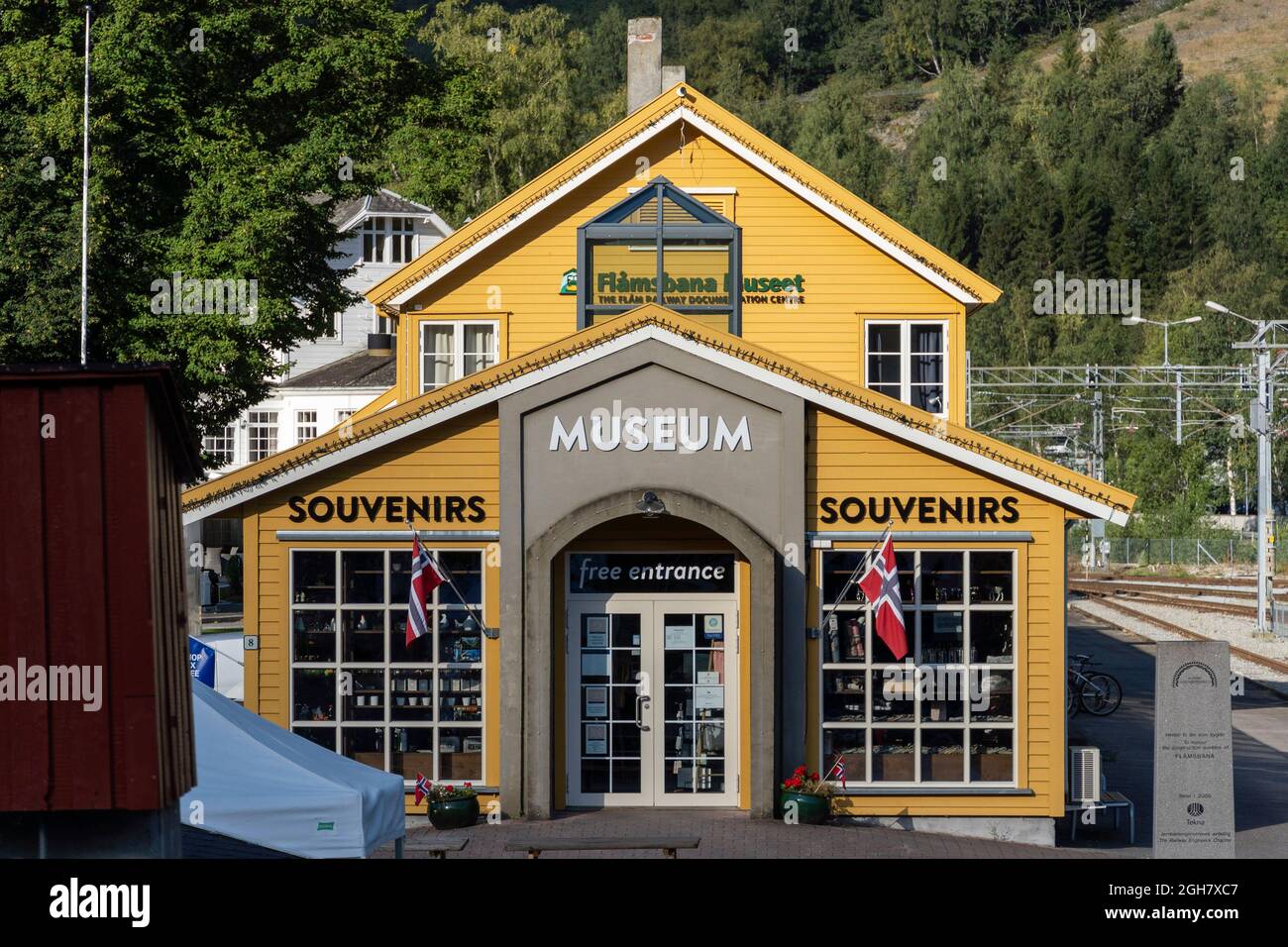 Flamsbana Museet museum in Flam, Norway, Europe Stock Photo - Alamy