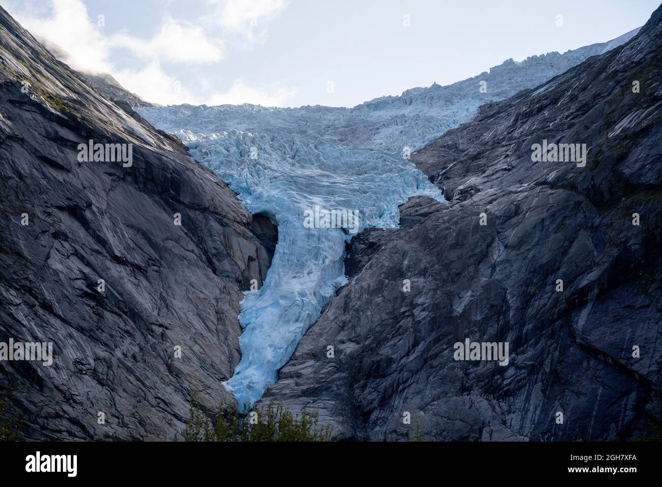 Briskdal glacier at Jostedal glacier national park, Norway, Europe ...