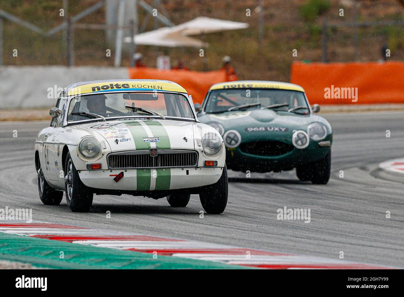 KOLVOORT, Egbert with MGB during the NKHTGT Historic Racing Barcelona ...