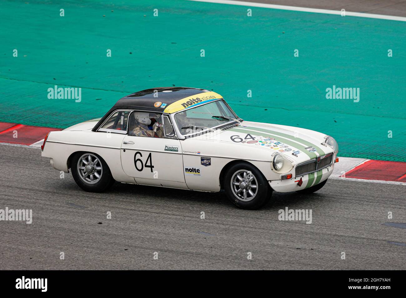 KOLVOORT, Egbert with MGB during the NKHTGT Historic Racing Barcelona ...