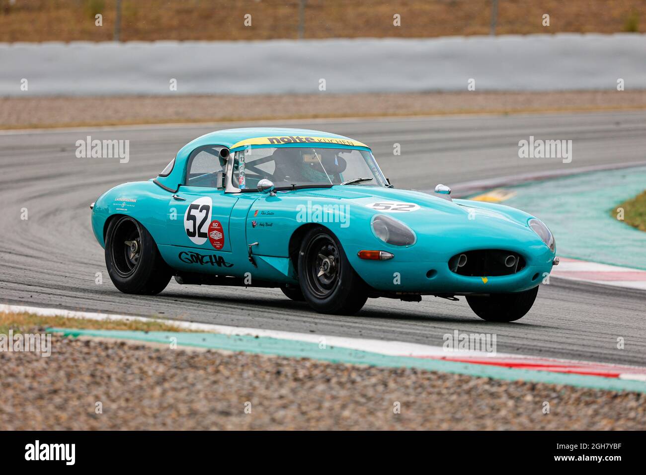 SAUTTER, Rhea and NEWALL, Andrew with Jaguar E-Type during the NKHTGT ...
