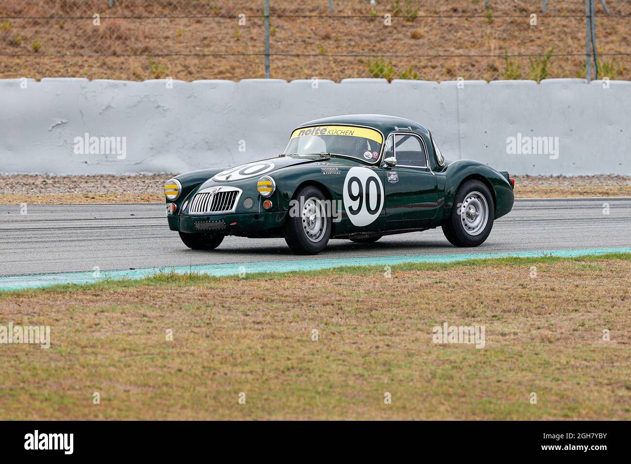 BRON, Dennis with MGA Twin Cam Coupe during the NKHTGT Historic Racing ...
