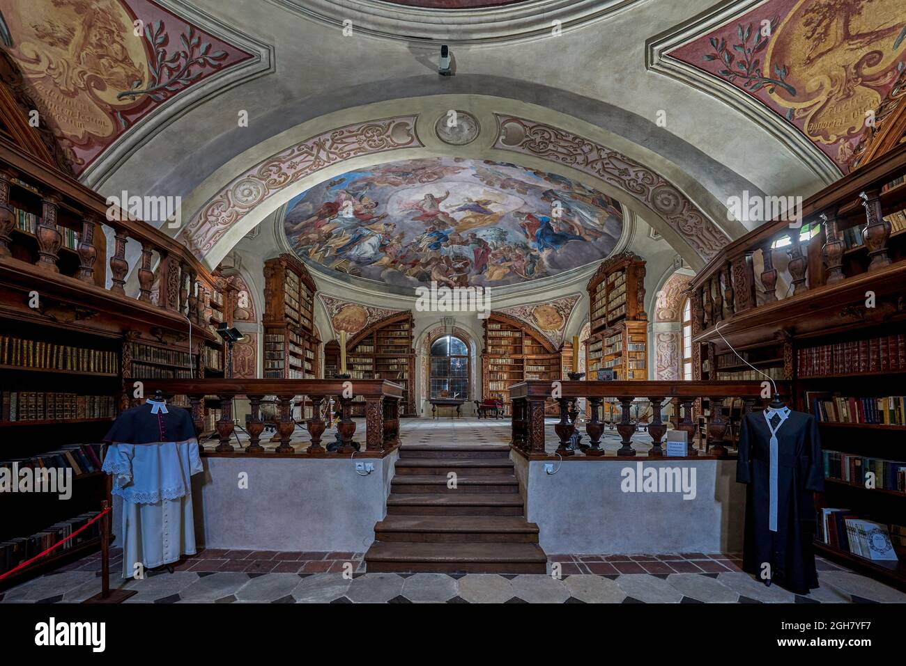 Baroque Augustinian monastery Żagań Sagan Lower Silesia Poland Stock ...