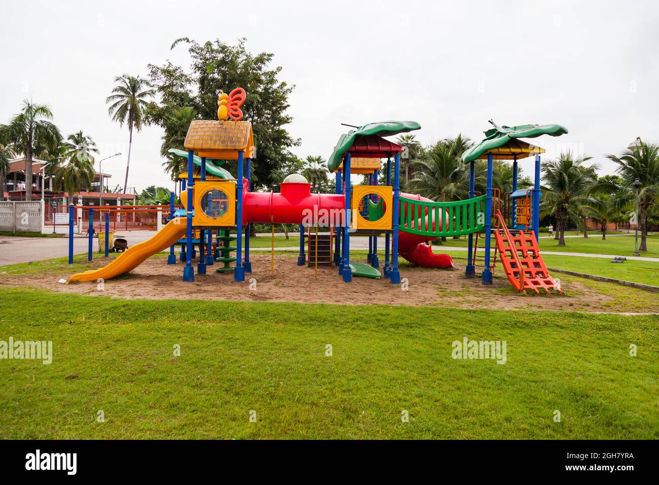 Colorful playground ,Thailand Stock Photo - Alamy
