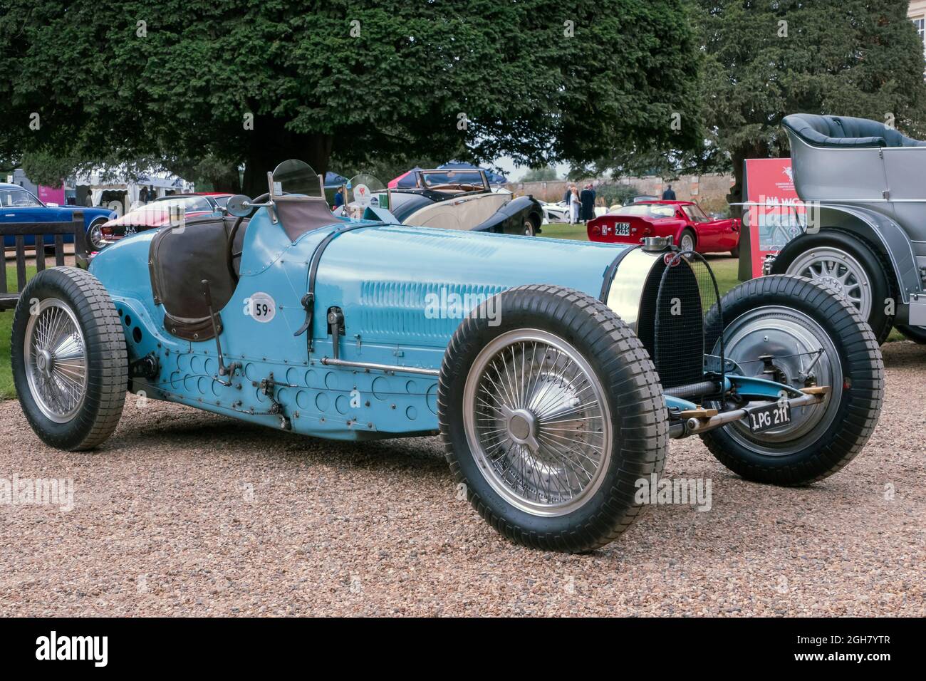 1934 Bugatti Type 59 GP car at the Hampton Court Concours D' Elegance ...