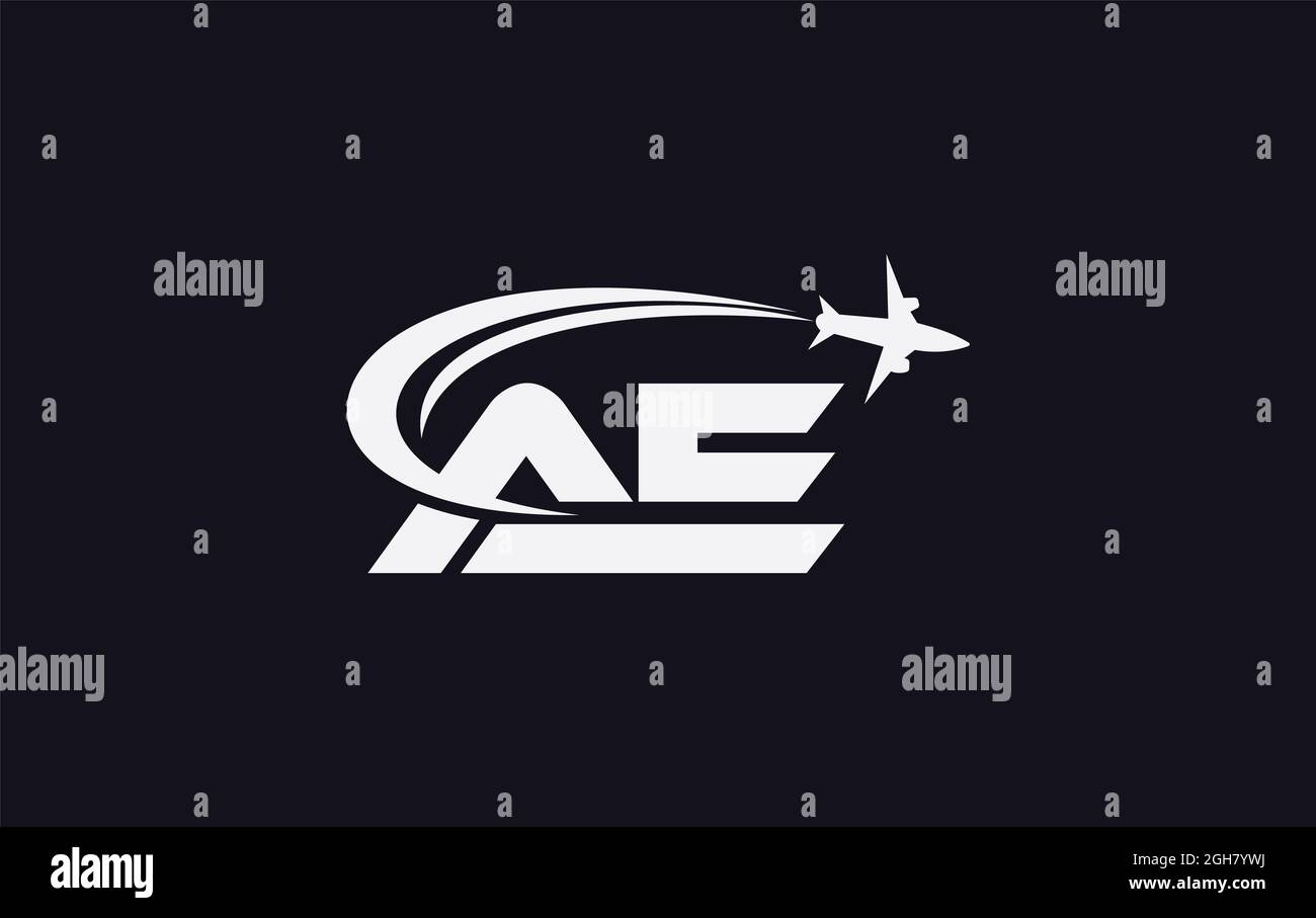 Simple and modern Airplane logo design for airlines, airline tickets ...