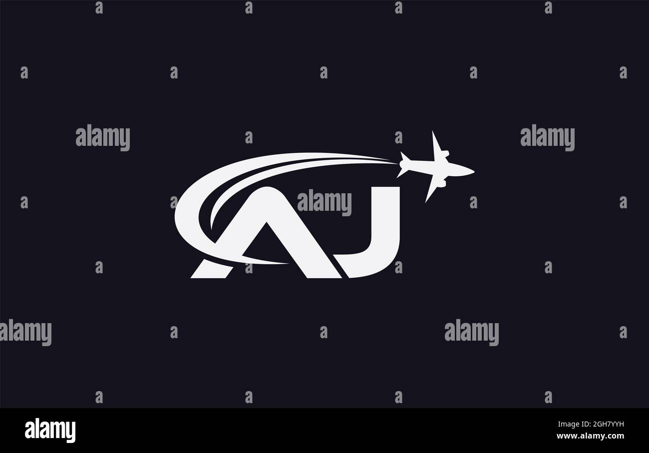 Aj letter logo hi-res stock photography and images - Alamy