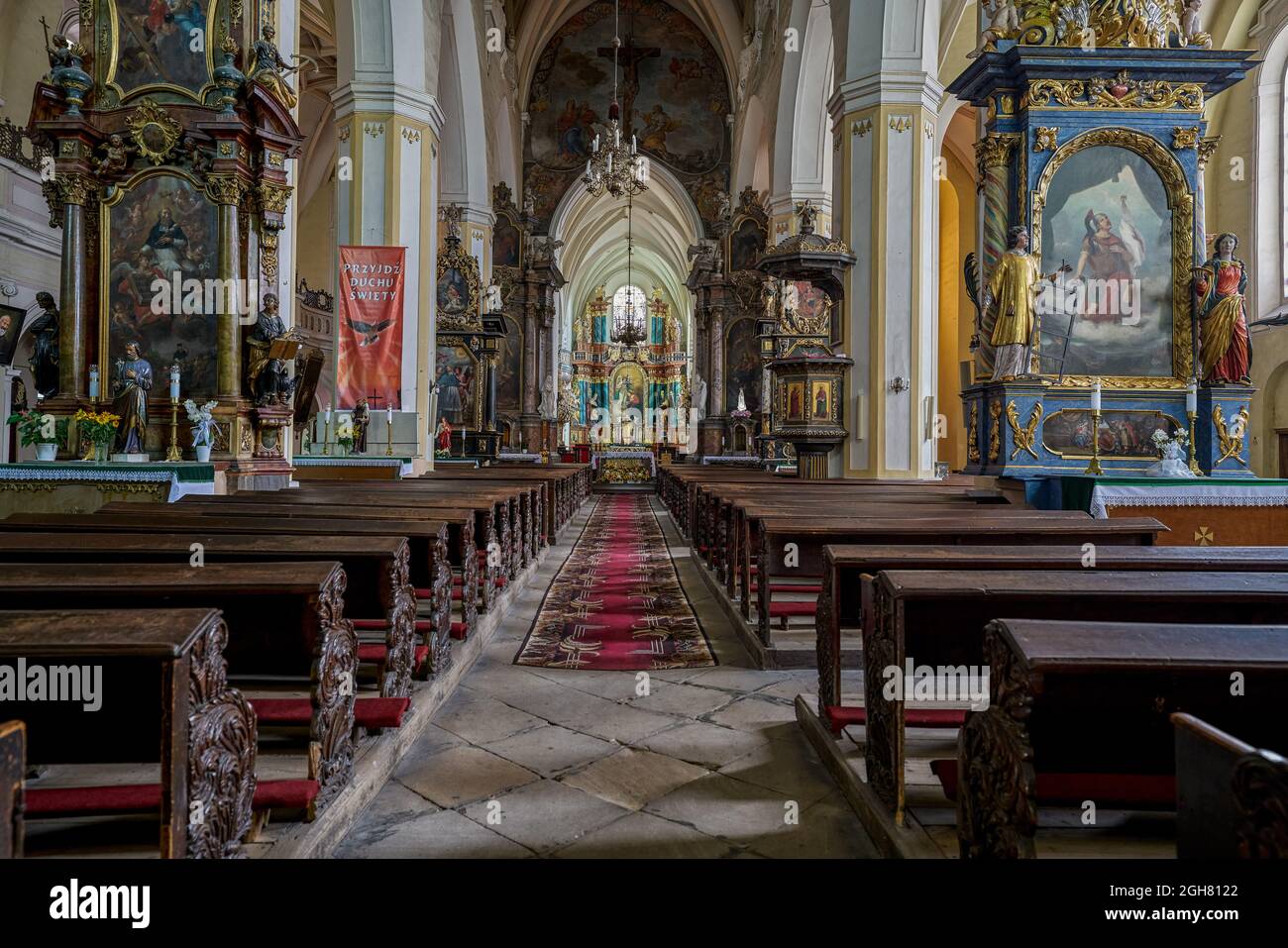Baroque Augustinian monastery Żagań Sagan Lower Silesia Poland Stock ...
