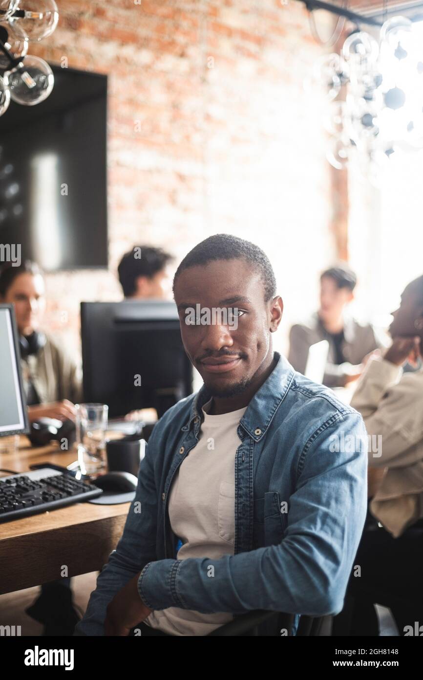 African american male hacker in hi-res stock photography and images - Alamy