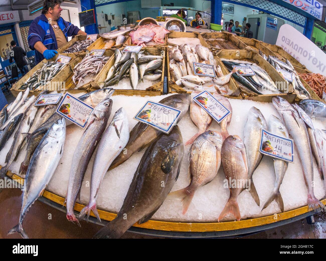 Old fish stalls hi-res stock photography and images - Alamy