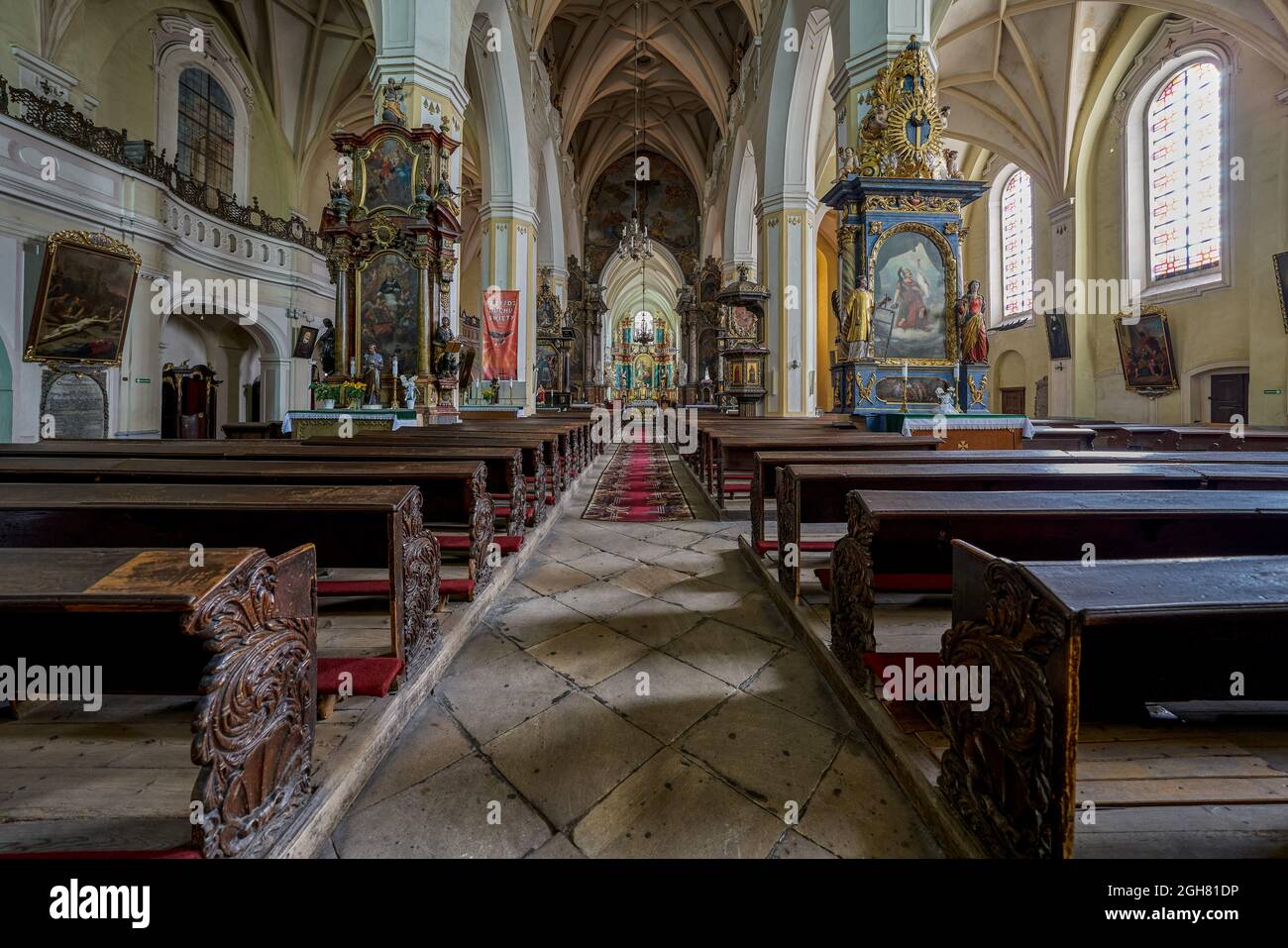 Baroque Augustinian monastery Żagań Sagan Lower Silesia Poland Stock ...