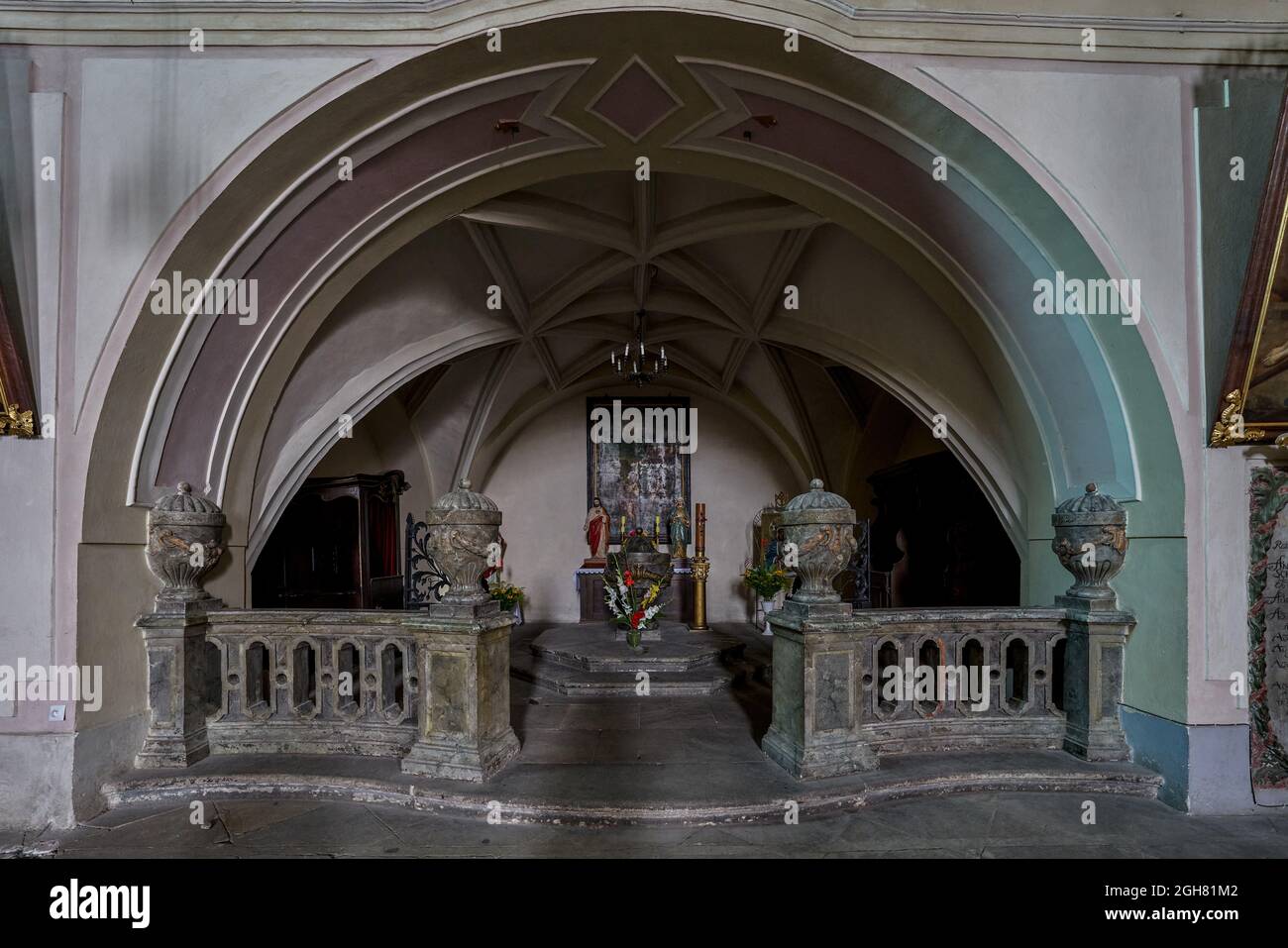 Baroque Augustinian monastery Żagań Sagan Lower Silesia Poland Stock ...