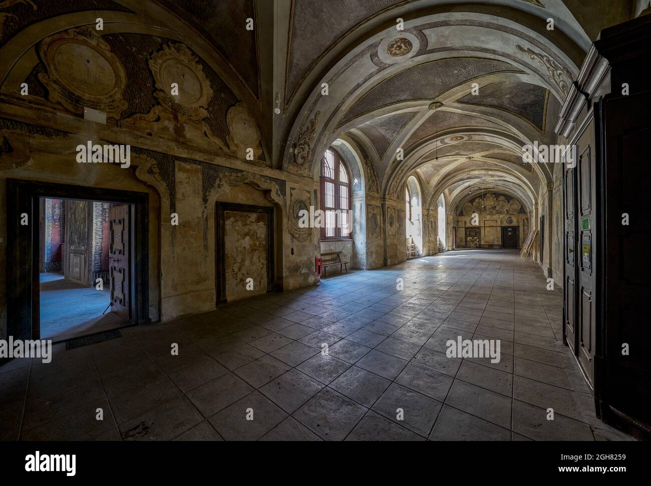 Baroque Augustinian monastery Żagań Sagan Lower Silesia Poland Stock ...