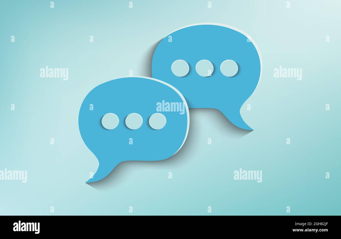 Blue communication hi-res stock photography and images - Alamy
