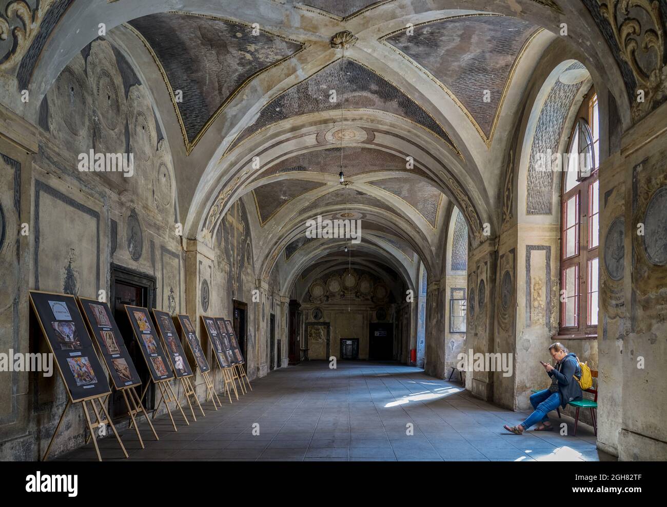 Baroque Augustinian monastery Żagań Sagan Lower Silesia Poland Stock ...