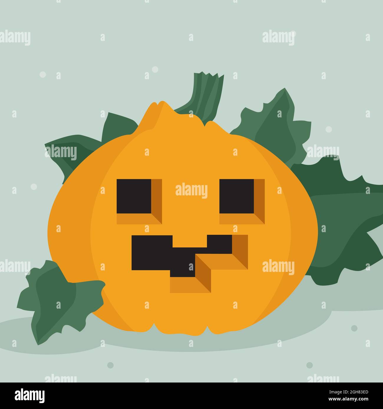 Halloween pumpkin - vector illustration Stock Vector Image & Art - Alamy