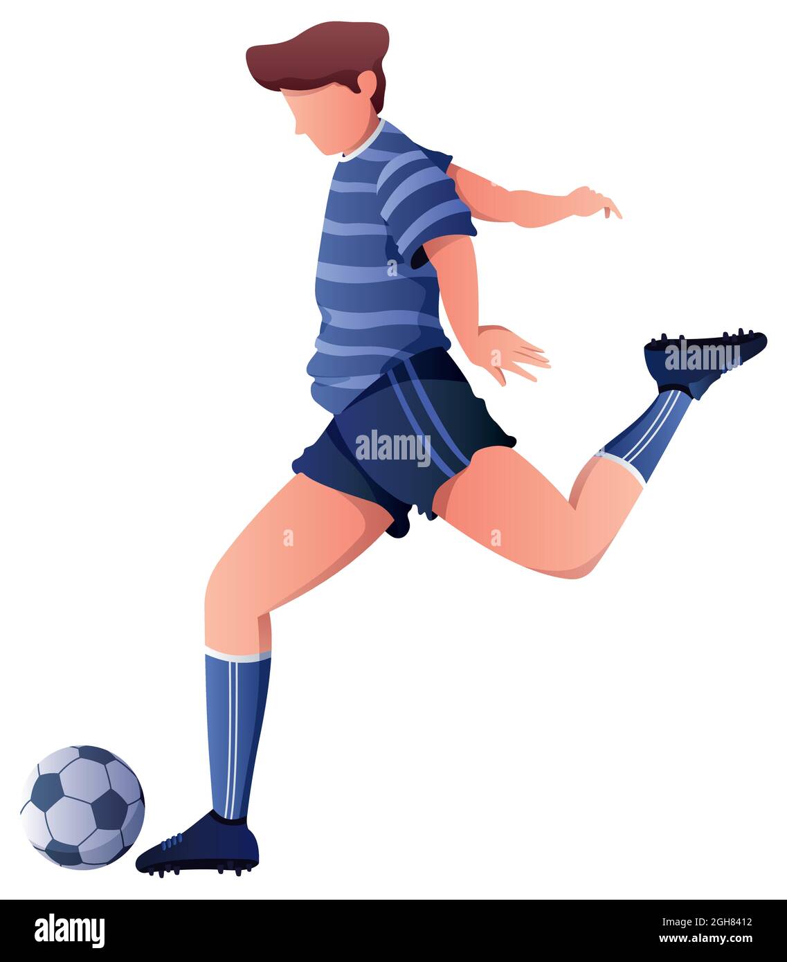 Professional goal football Cut Out Stock Images & Pictures - Alamy
