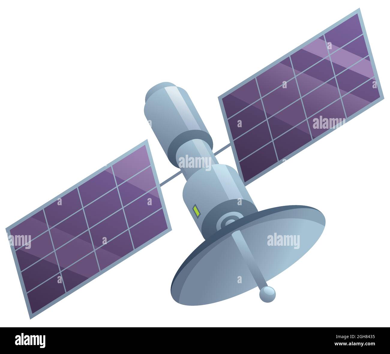 Satellite earth vector internet Stock Vector Images - Alamy